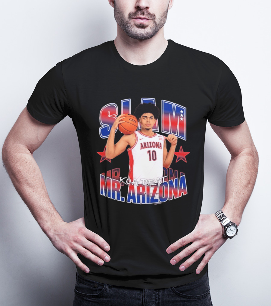 Koa Peat Arizona Basketball Slam Mr Arizona T-Shirt