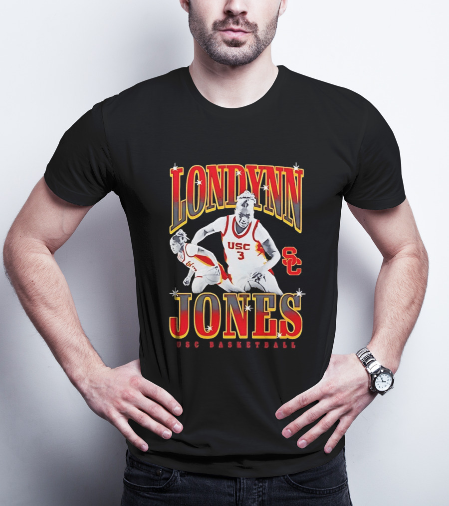 Londynn Jones USC Trojans 3 Basketball Player SC T-Shirt