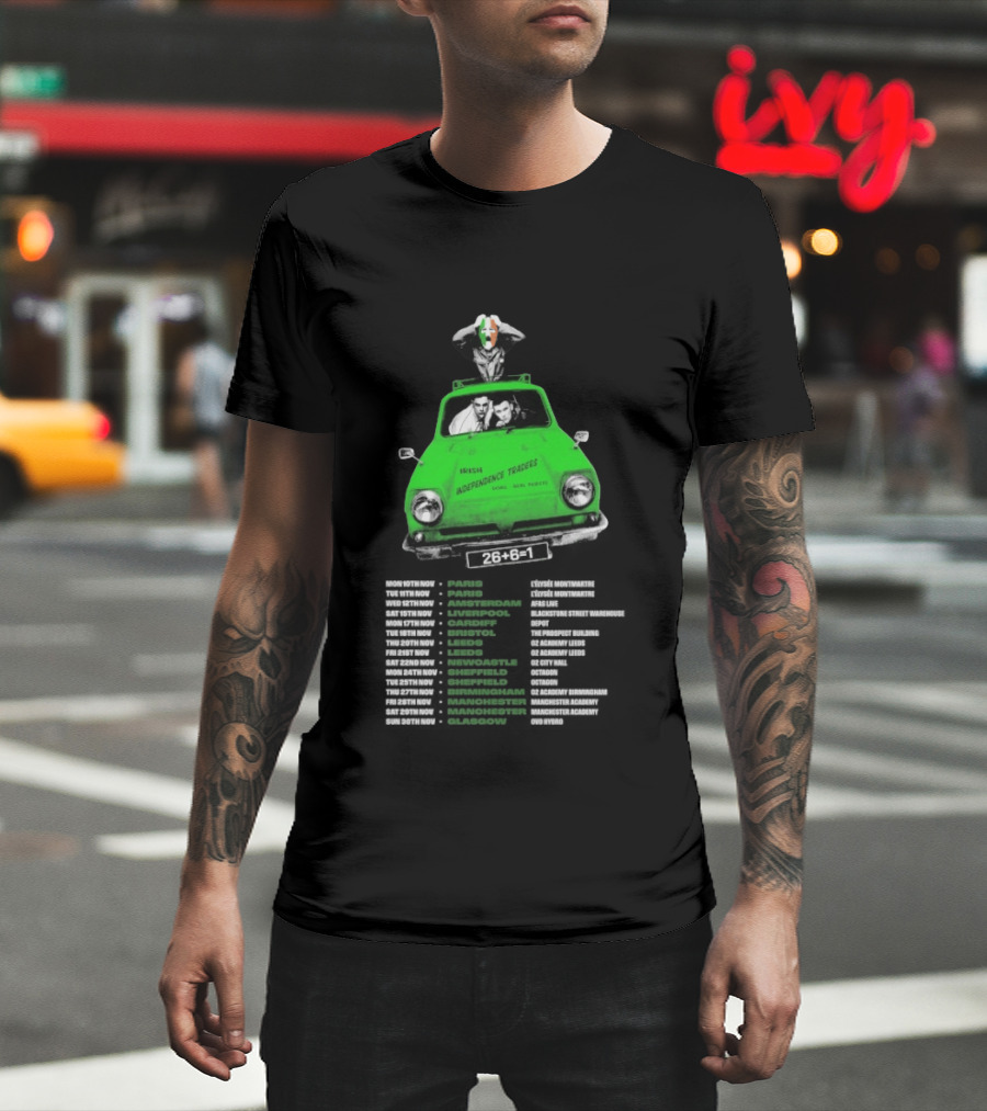 Kneecap Irish Independence Traders Tour 2026 Belfast Dublin Cork Galway Londonderry 26+6=1 T-Shirt