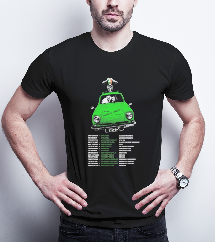 Kneecap Irish Independence Traders Tour 2026 Belfast Dublin Cork Galway Londonderry 26+6=1 T-Shirt