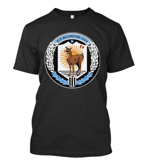 MCR Argentina 2026 Lama Emblem With Sun Laurel Leaves T-Shirt