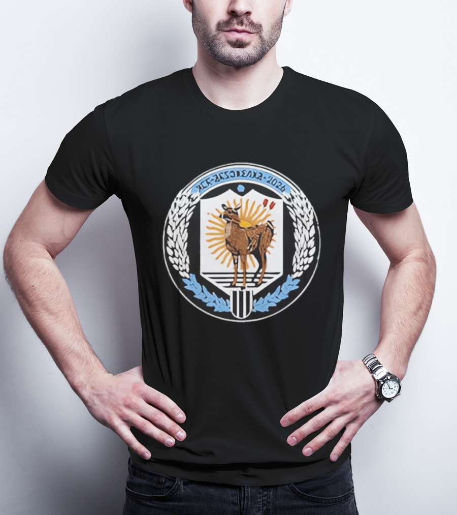 MCR Argentina 2026 Lama Emblem With Sun Laurel Leaves T-Shirt