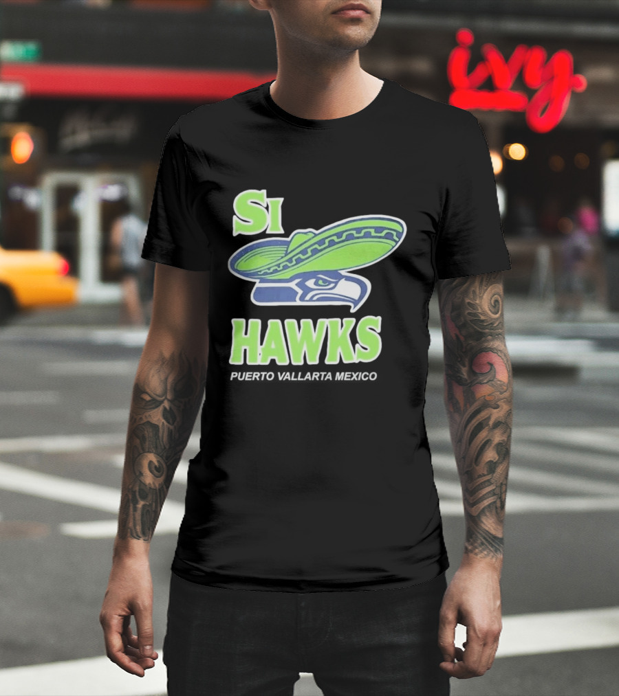 Si Hawks El Verdes De Nuevo T-Shirt