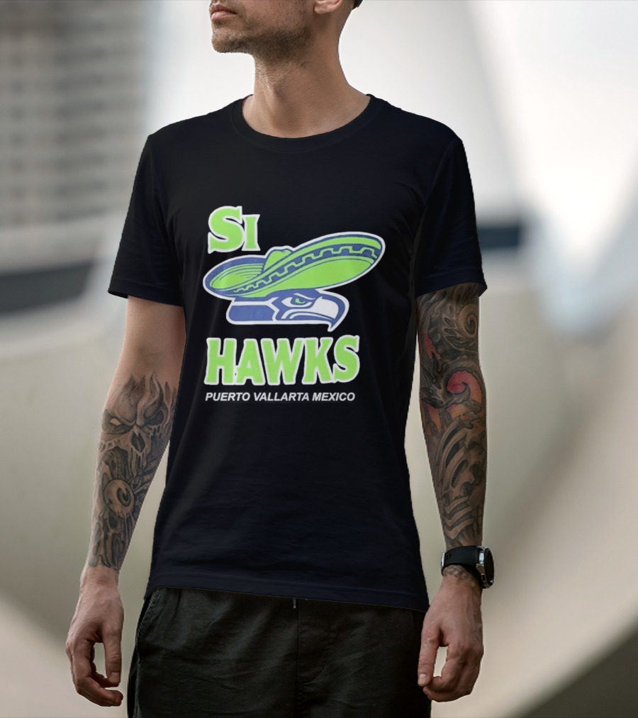Si Hawks El Verdes De Nuevo T-Shirt