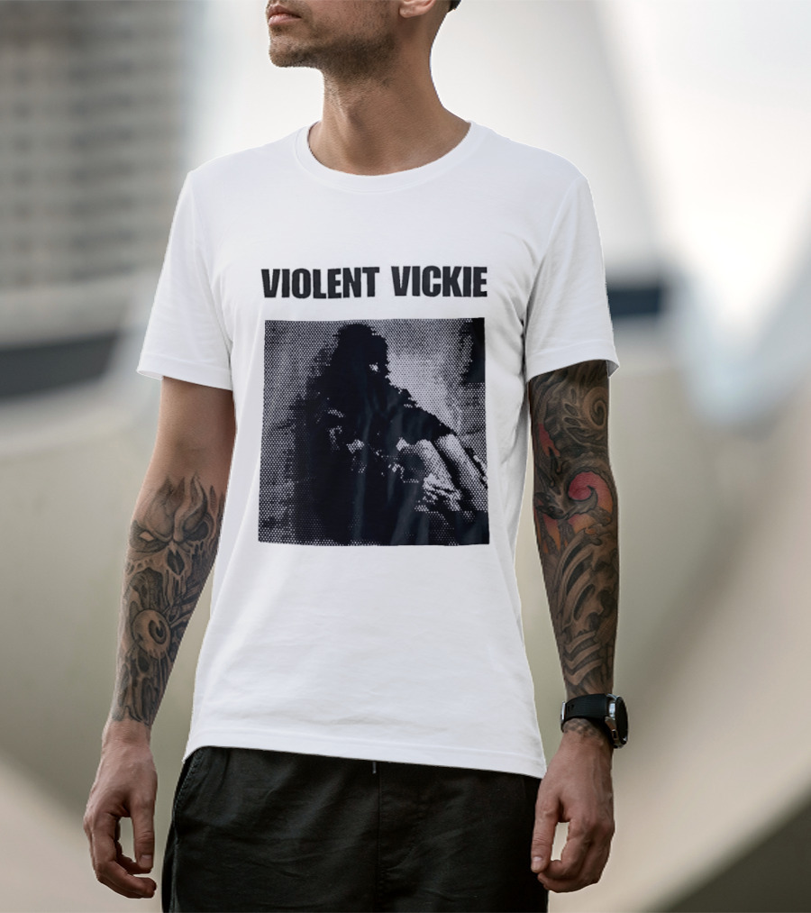Violent Vickie Pixel Art Visual T-Shirt