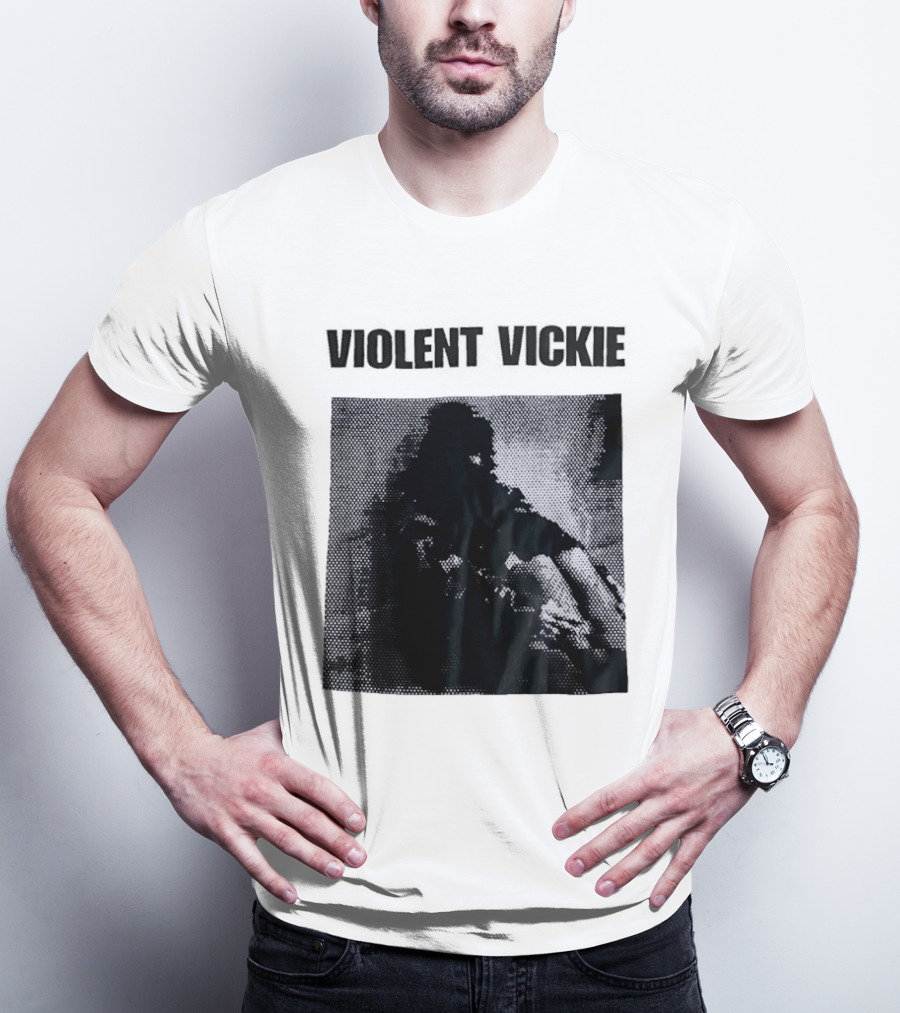 Violent Vickie Pixel Art Visual T-Shirt
