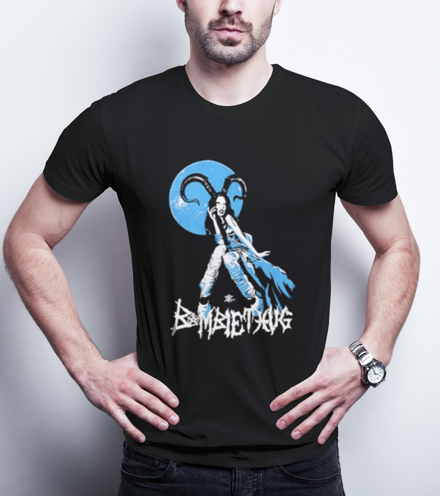 Bambie Thug Crown The Witch Tour 2024 Dates Ethereal Blue Warrior T-Shirt