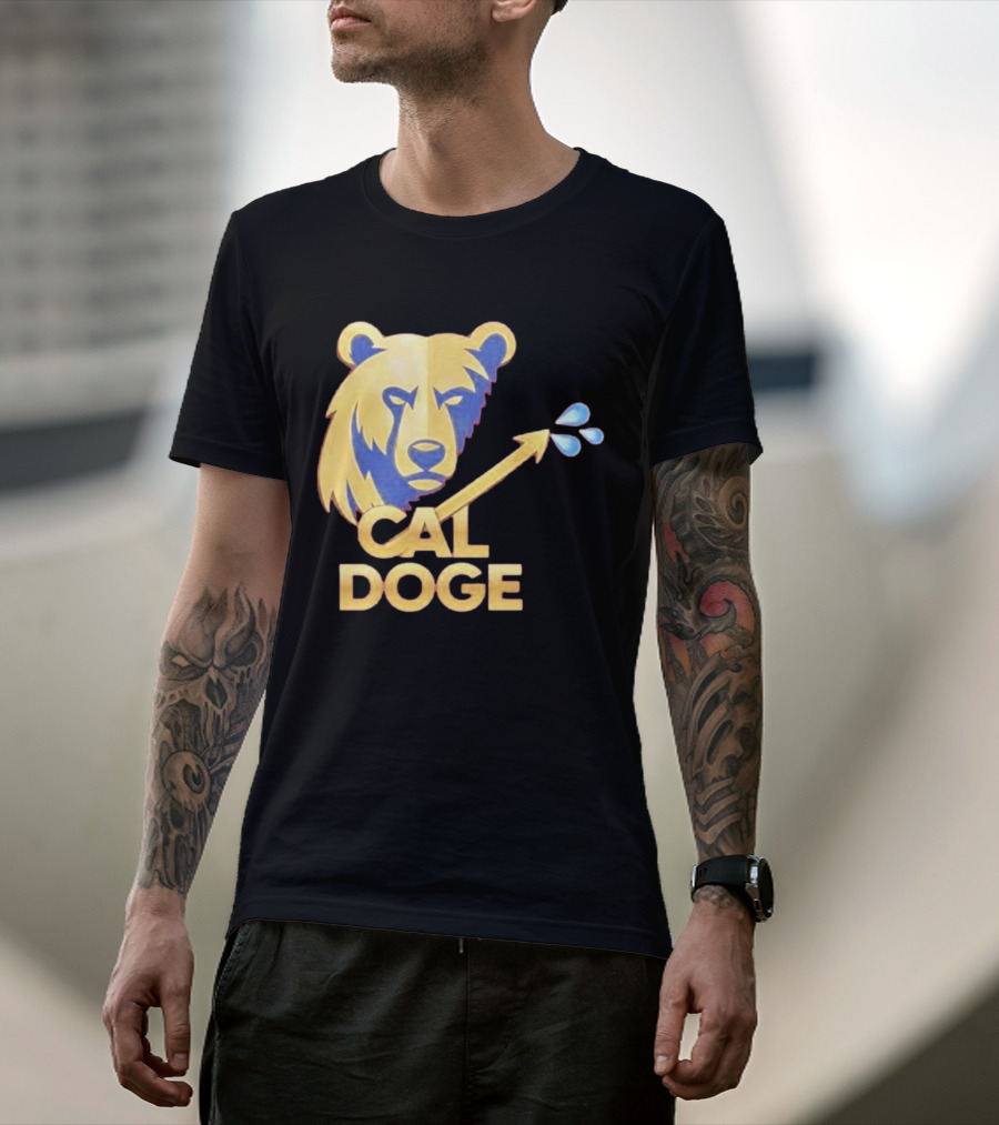 CAL DOGE California Bear Arrow Splash T-Shirt