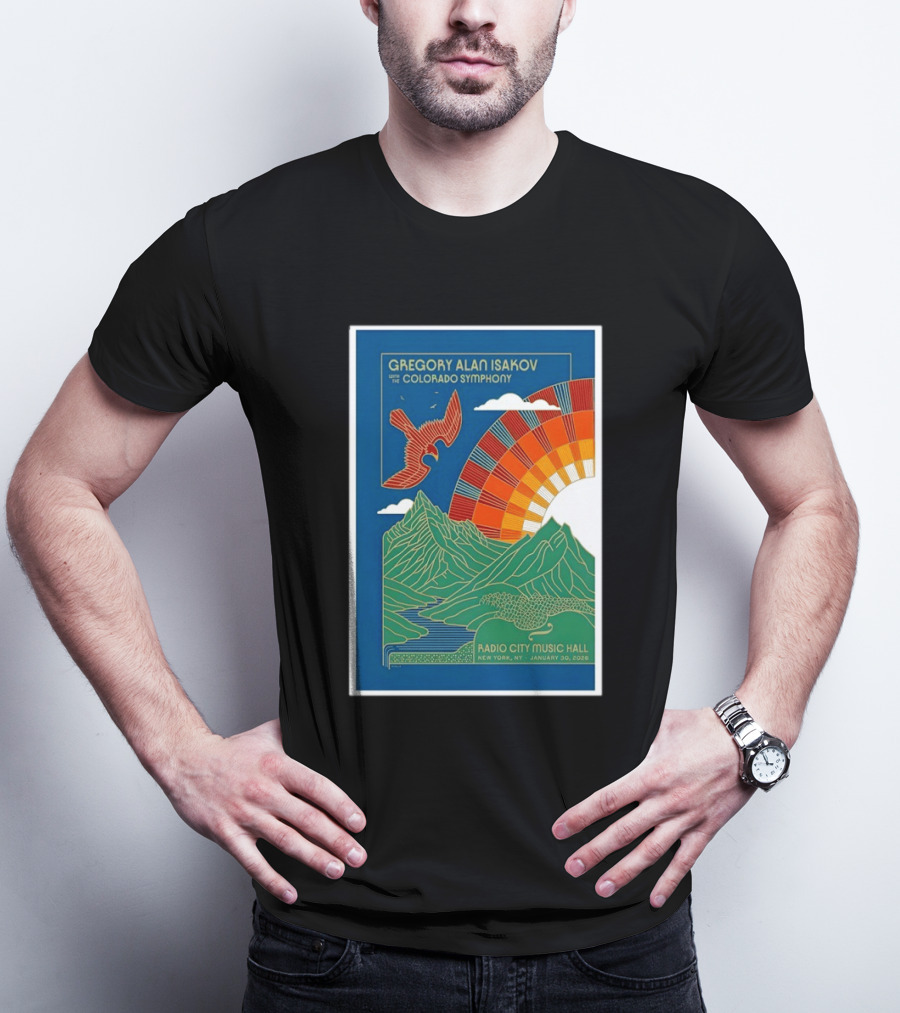 Gregory Alan Isakov With The Colorado Symphony New York Radio City Music Hall January 30 2026 T-Shirt