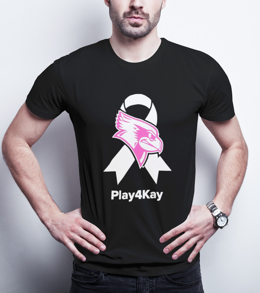 Illinois State Redbirds Play4Kay Pink Ribbon Awareness T-Shirt