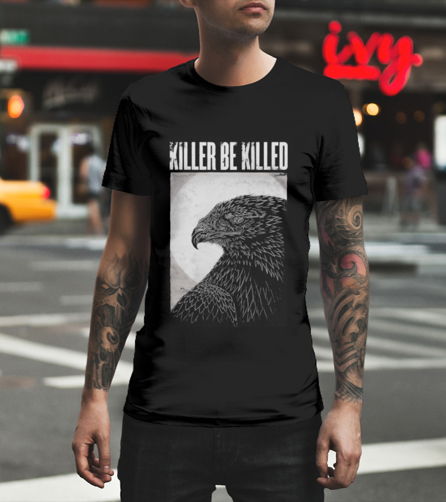 Killer Be Killed Black And White Eagle T-Shirt