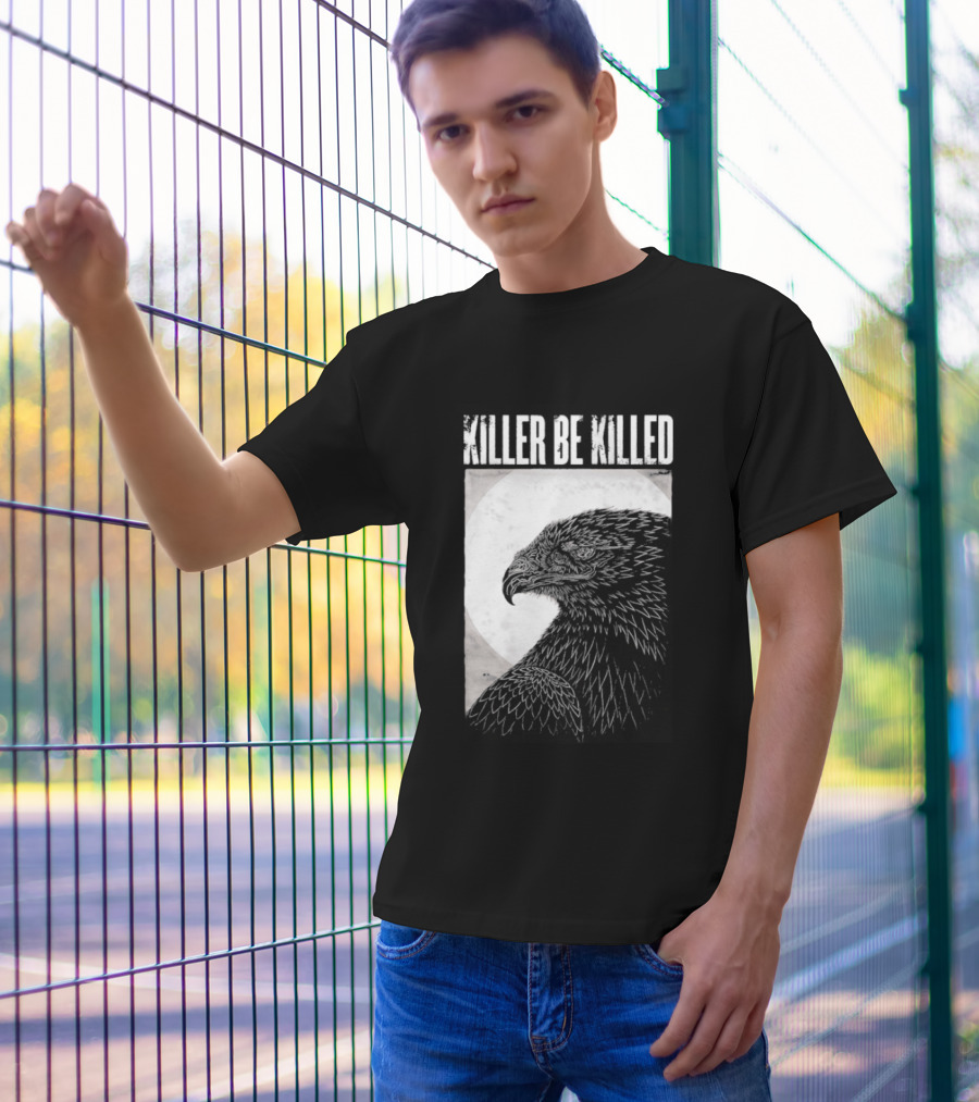 Killer Be Killed Black And White Eagle T-Shirt