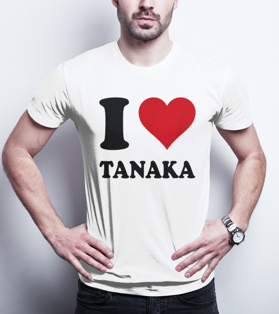I Love Tanaka Ao Tanaka Leeds United FC T-Shirt