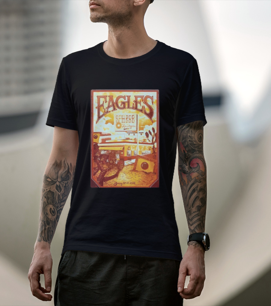 Eagles Sphere Las Vegas January 30 31 2026 T-Shirt