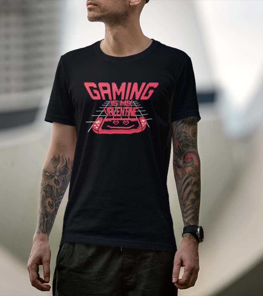 Gaming Is My Valentine Retro Controller T-Shirt
