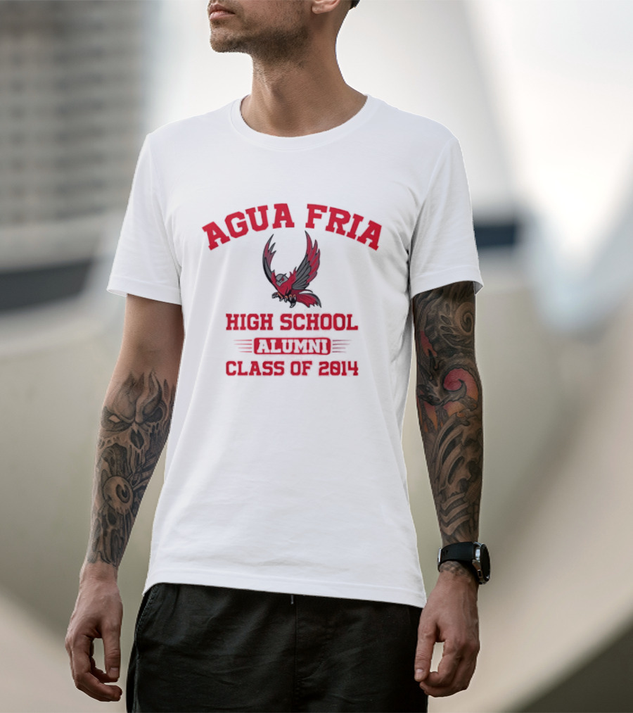 Agua Fria High School Alumni Class Of 2014 Falcon T-Shirt