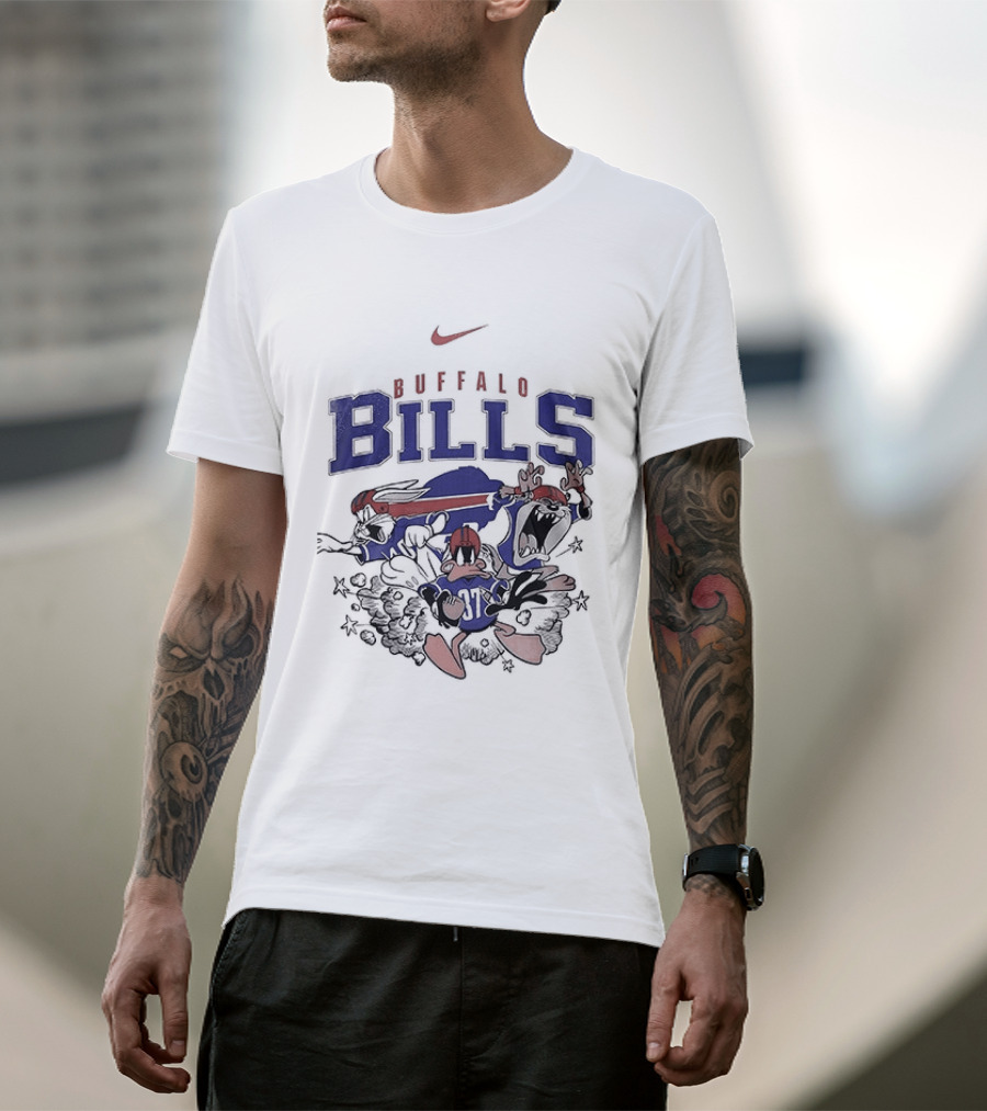 Buffalo Bills Looney Tunes Nike Collaboration T-Shirt