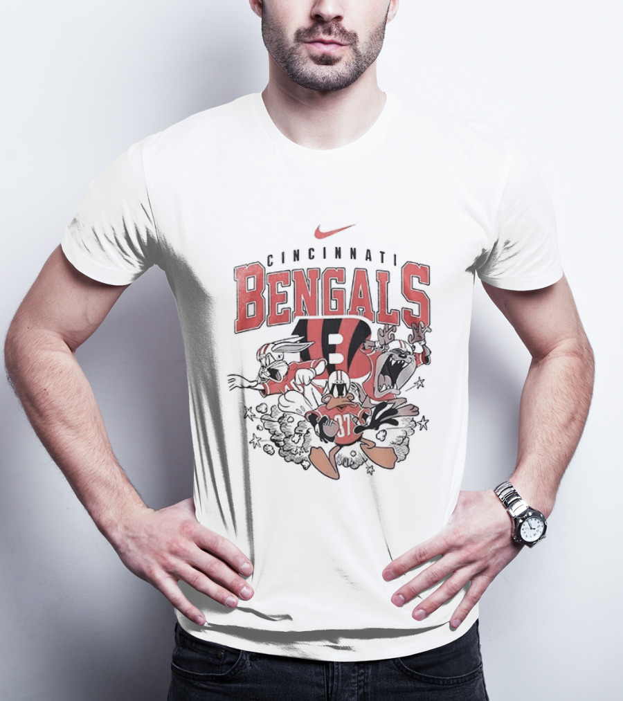 Cincinnati Bengals Looney Tunes Nike Collaboration T-Shirt