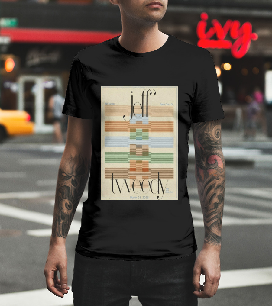 Jeff Tweedy Rio Theatre Santa Cruz CA March 24 2026 With Special Guest Nina Nastasia T-Shirt