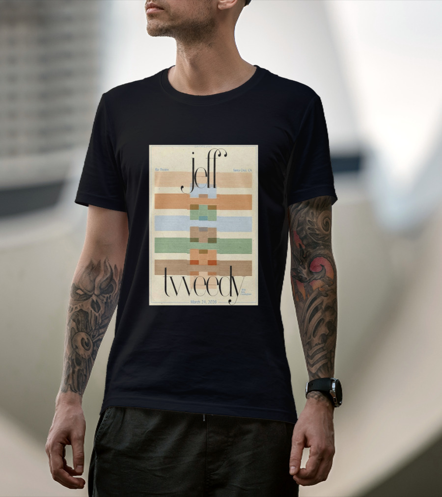 Jeff Tweedy Rio Theatre Santa Cruz CA March 24 2026 With Special Guest Nina Nastasia T-Shirt