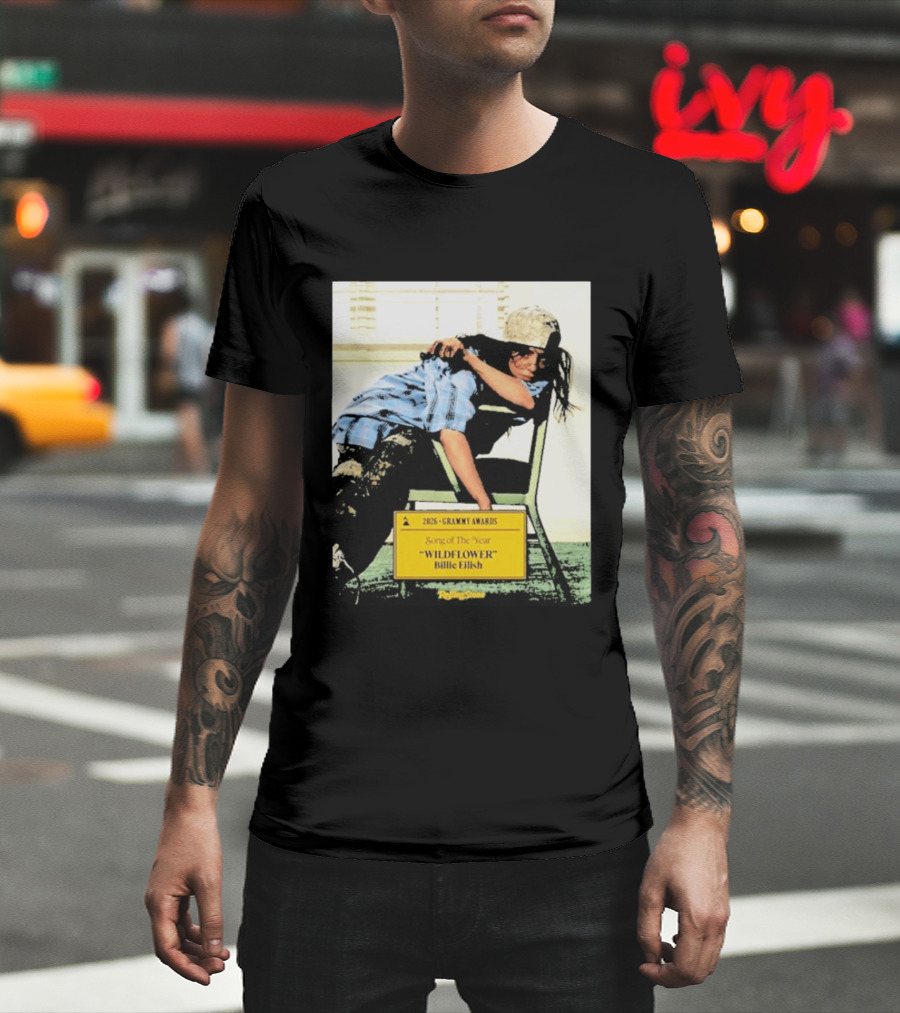 2026 Grammy Awards Song Of The Year Wildflower Billie Eilish Rolling Stone T-Shirt