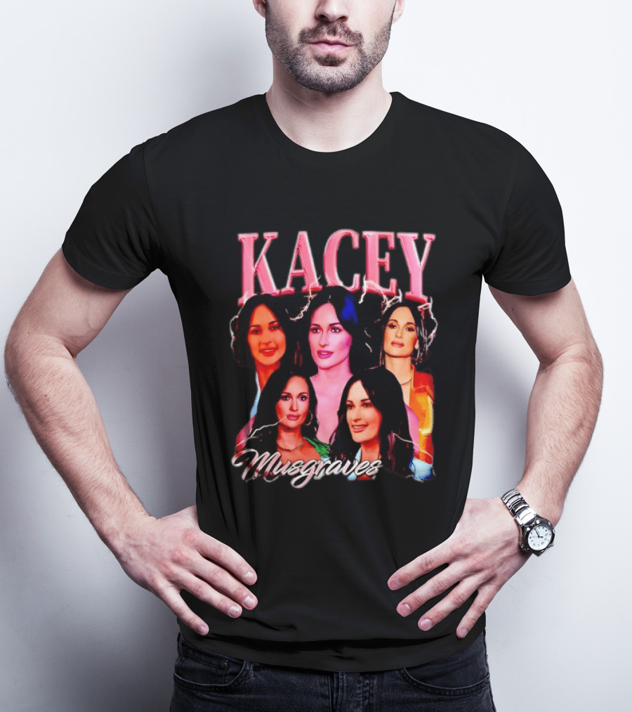 Kacey Musgraves Lightning Bold Portrait Collage T-Shirt