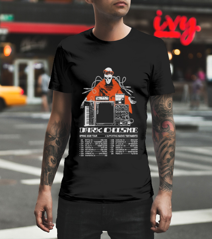 Dark Chisme Supporting Nuevo Testamento Spring 2026 Tour Dates T-Shirt