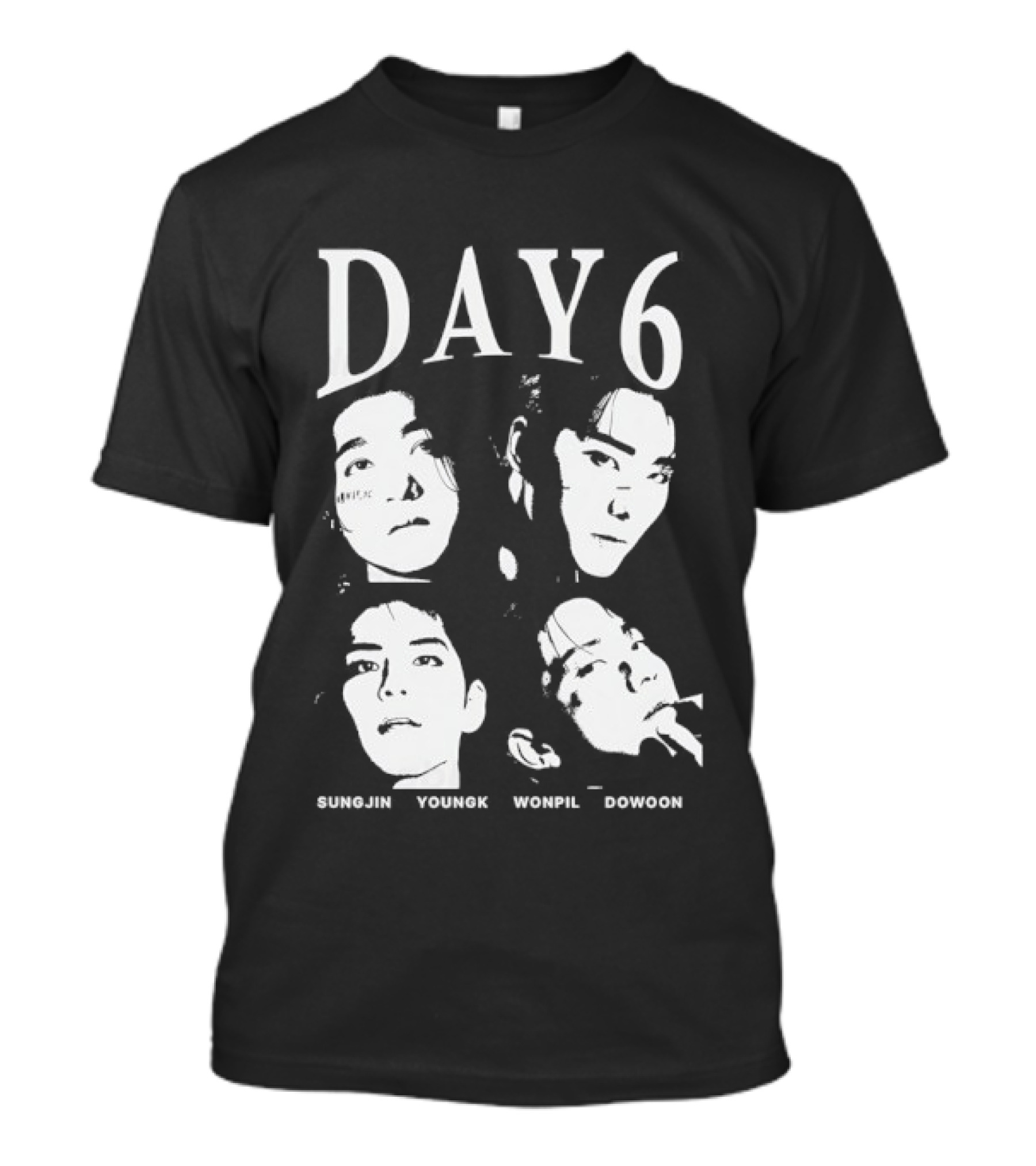 Day6 Sungjin Youngk Wonpil Dowoon Band Members T-Shirt