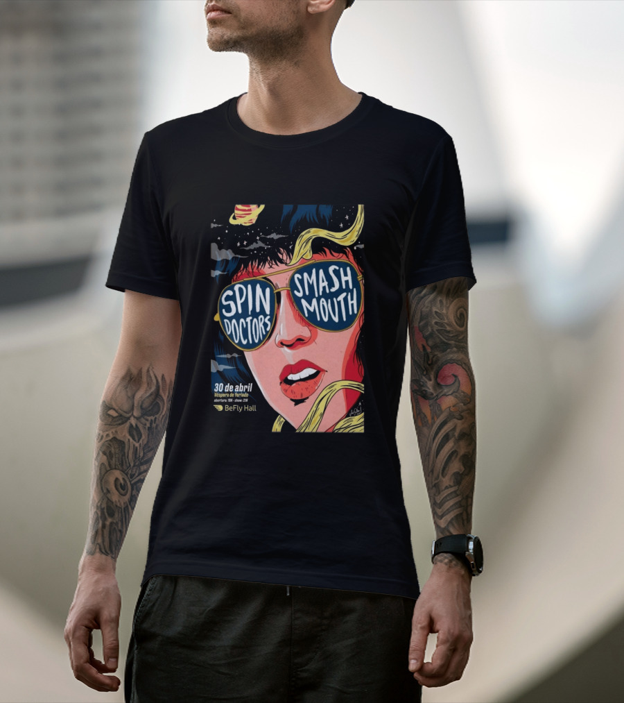 Spin Doctors Smash Mouth Concert 30 De Abril BeFly Hall 2026 Belo Horizonte Brazil T-Shirt