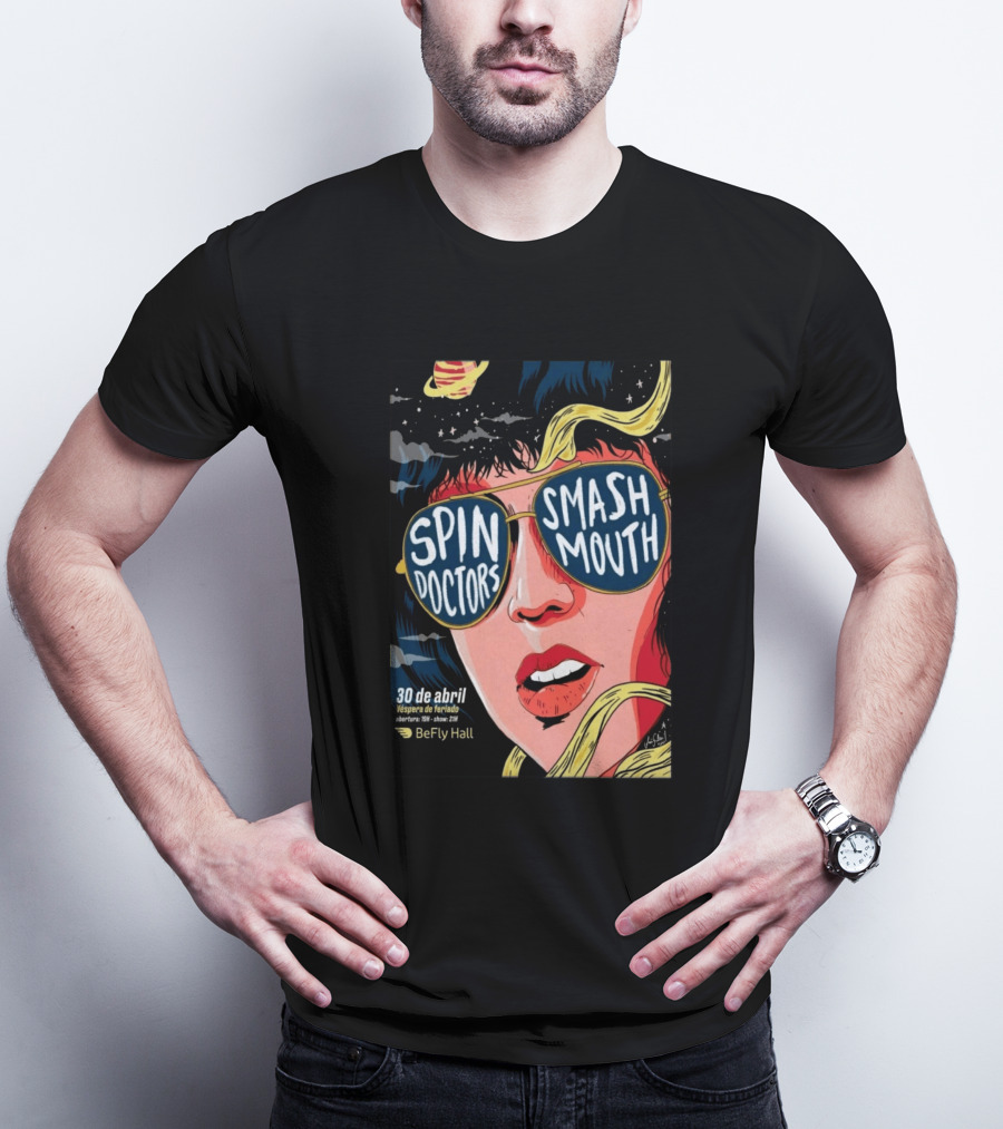 Spin Doctors Smash Mouth Concert 30 De Abril BeFly Hall 2026 Belo Horizonte Brazil T-Shirt