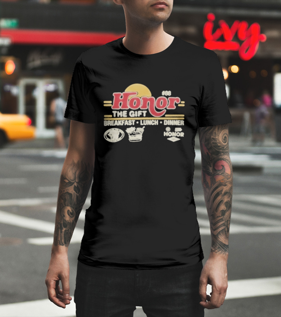 Honor The Gift Breakfast Lunch Dinner Stephen Curry 30 T-Shirt