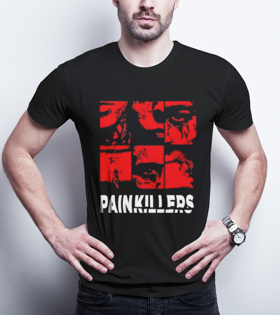 Yzo And Ptk Painkillers Eye Red Faces T-Shirt