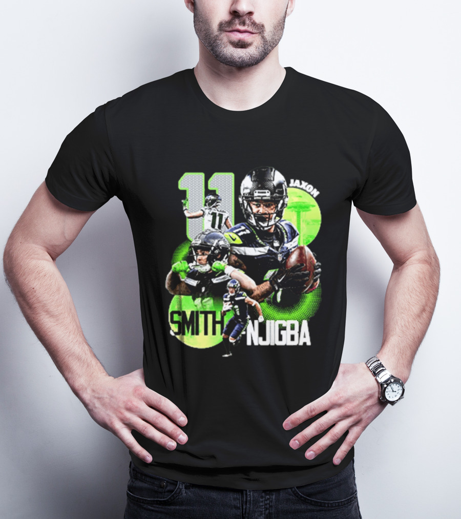 Jaxon Smith Njigba Seahawks Number 11 Football Player T-Shirt