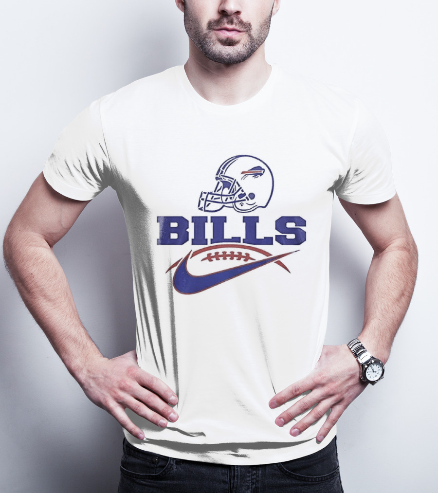 Buffalo Bills Helmet Football Sports Fan Gear T-Shirt