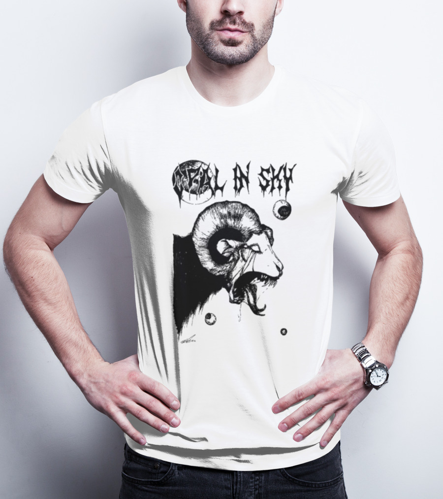 Olivia Dark Opal In Sky Satanic Ram T-Shirt