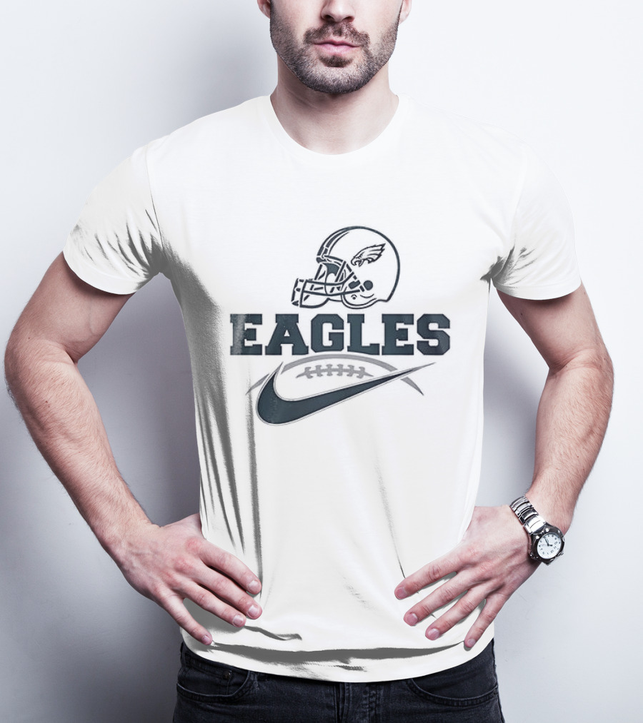 Philadelphia Eagles Football Helmet Nike T-Shirt