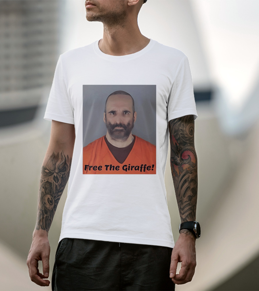 Robby Roadsteamer Shot Free The Giraffe T-Shirt