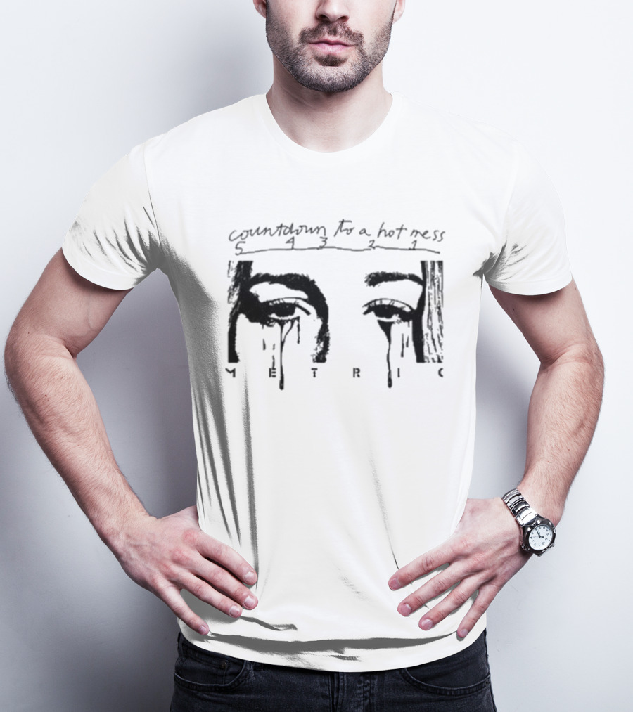Victim Of Luck Countdown To A Hot Mess Metric T-Shirt