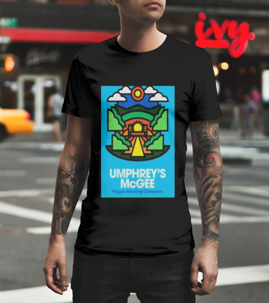 Umphrey's McGee Pisgah Brewing Company Black Mountain NC May 22nd 23rd 2026 T-Shirt