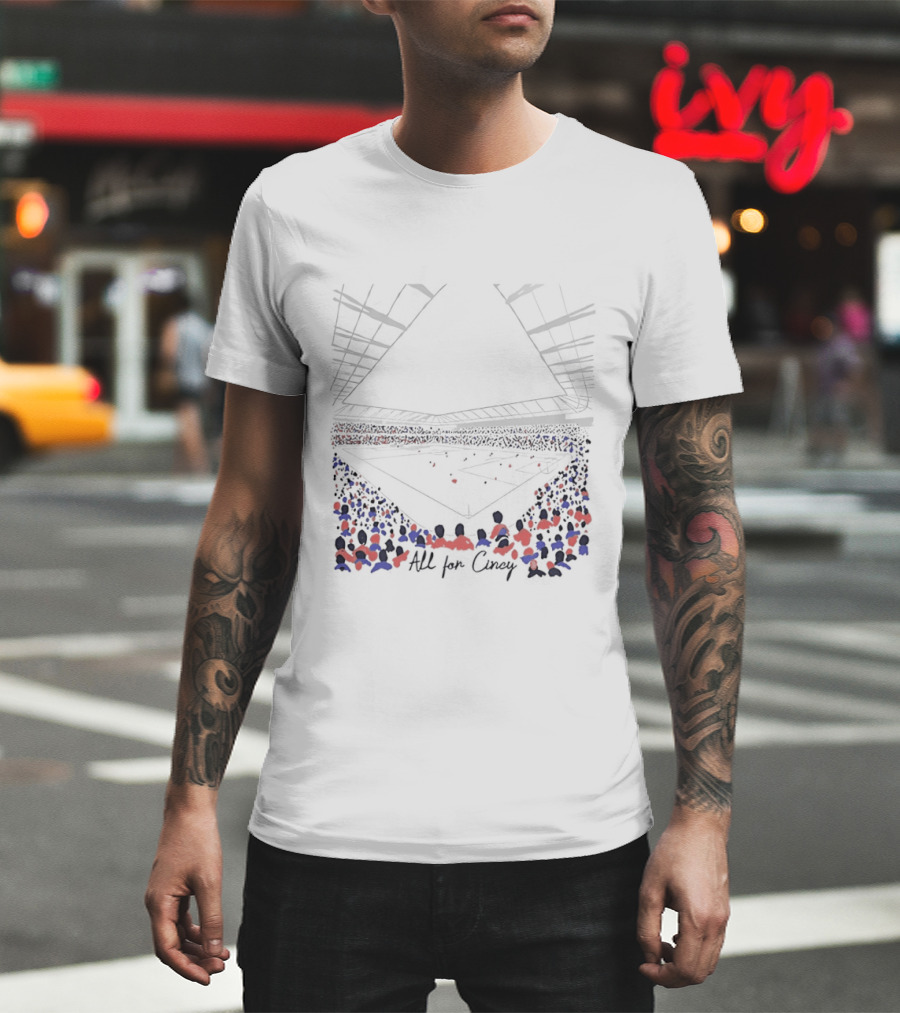 FCC All For Cincy Stadium Fan Celebration View T-Shirt