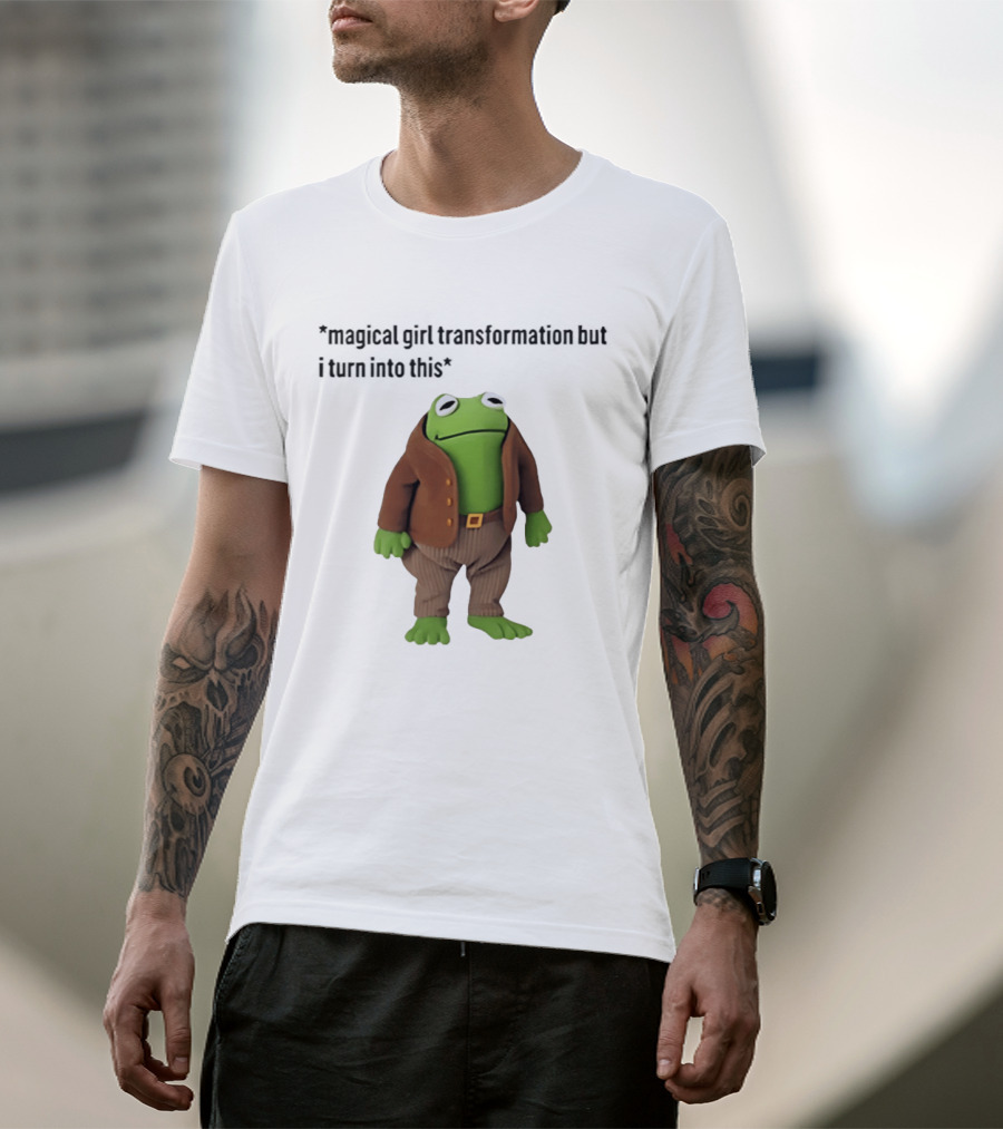Frog And Toad Magical Girl Transformation Meme T-Shirt