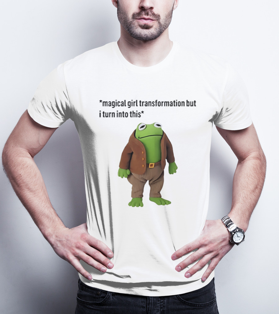 Frog And Toad Magical Girl Transformation Meme T-Shirt