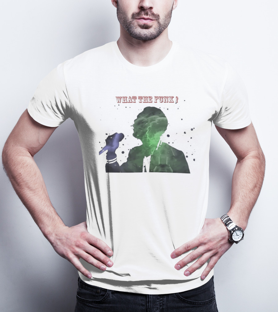 What The Funk Silhouette Microphone T-Shirt