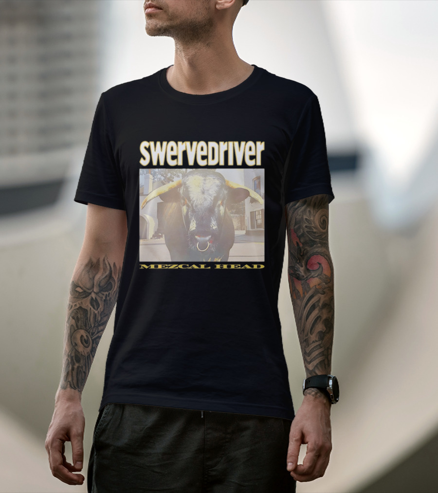 Swervedriver Bison Mezcal Head T-Shirt