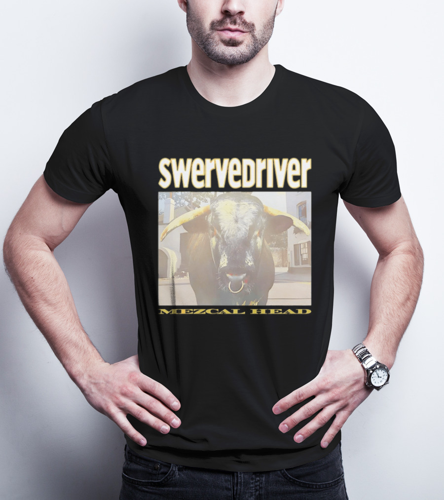 Swervedriver Bison Mezcal Head T-Shirt