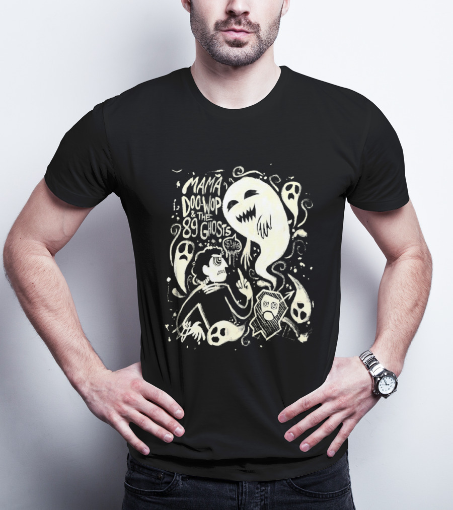Mama Doo Wop And The 89 Ghosts Supernatural Illustrations T-Shirt