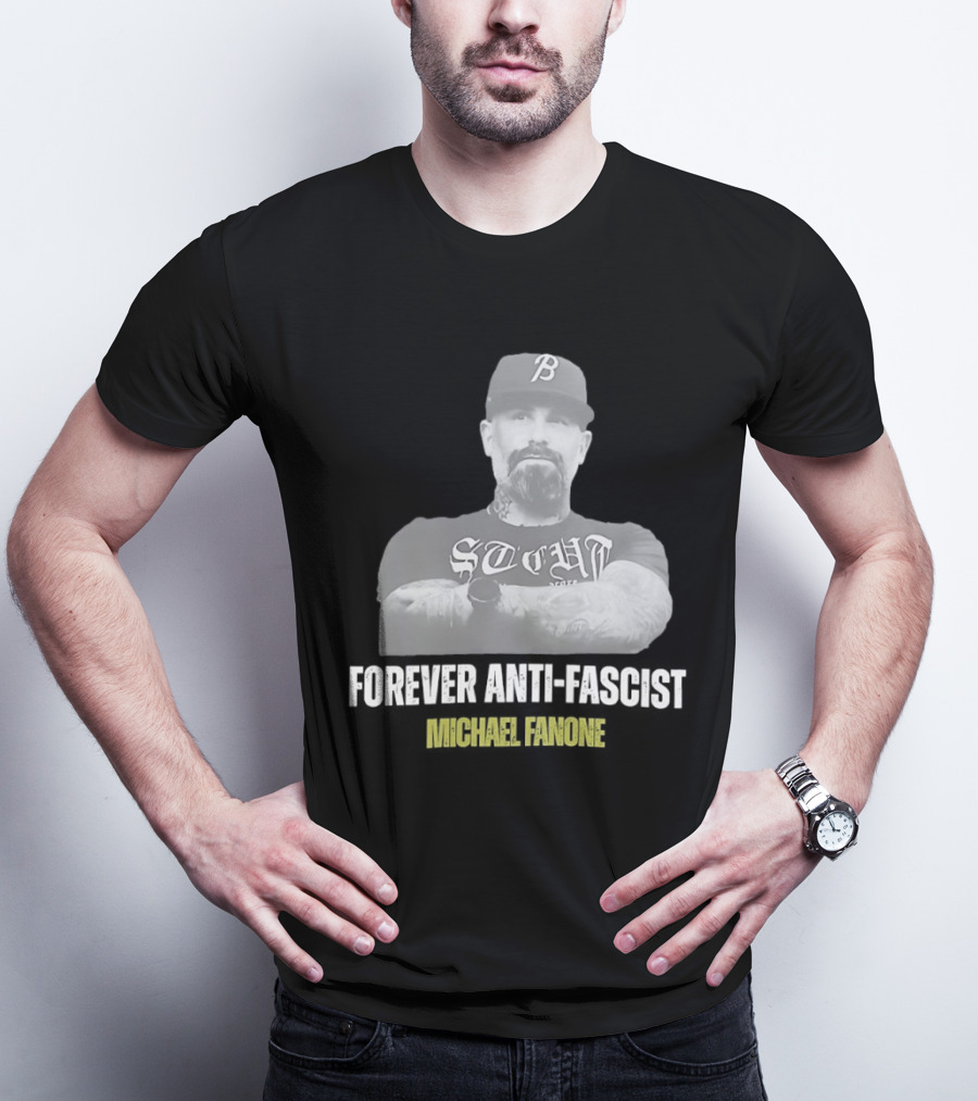 Forever Anti Fascist Michael Fanone STCUH B Hat T-Shirt
