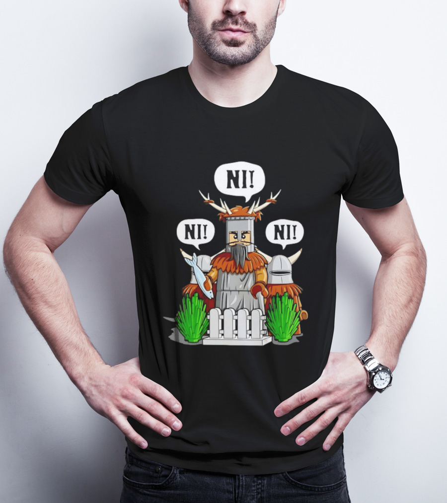 Viking Warrior Lego The Knights Of Ni NI! NI! NI! T-Shirt