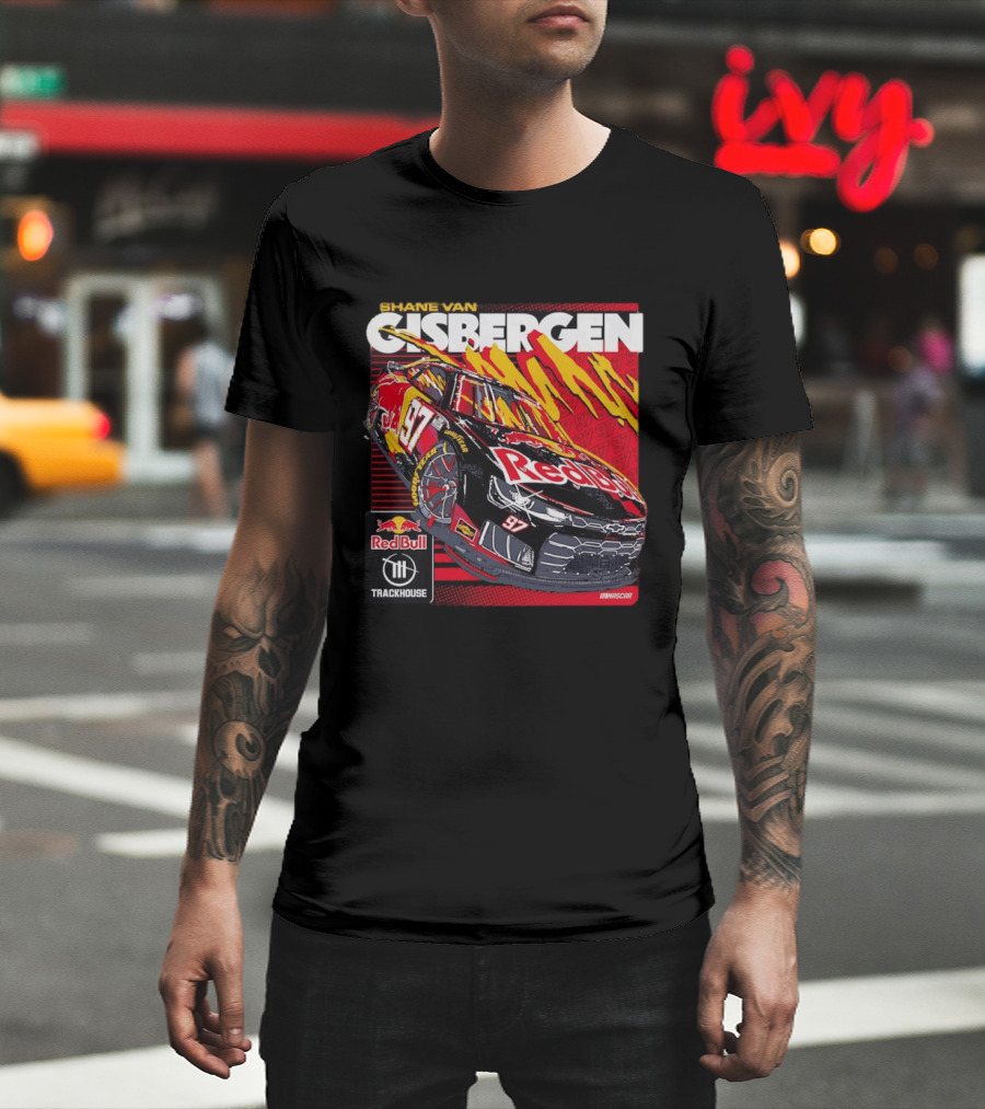 Shane Van Gisbergen No 97 Red Bull Chevrolet Camaro ZL1 Trackhouse NASCAR T-Shirt