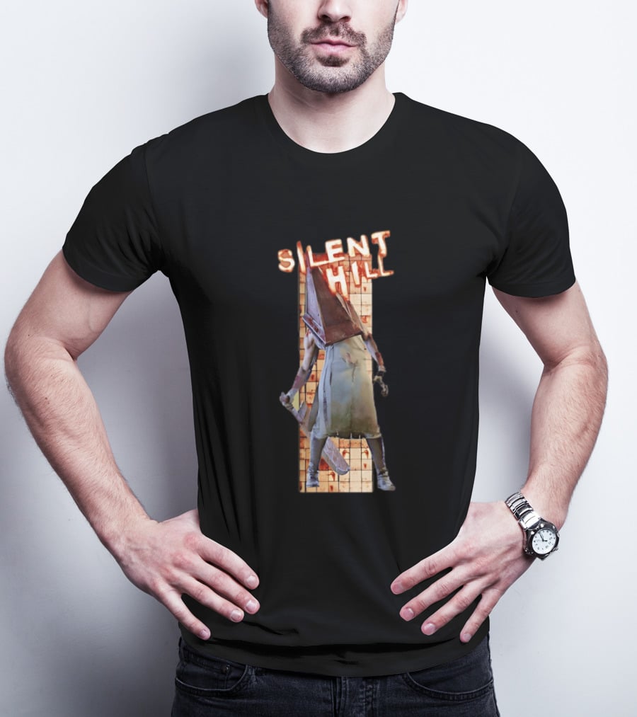 Silent Hill Pyramid Head Iconic Horror T-Shirt